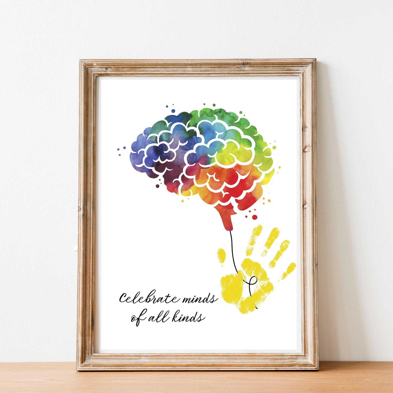 Neurodiversity Celebration Handprint Art, Autism Awareness Craft ...