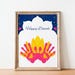 Happy Diwali Handprint Art for Kids, Printable Diwali Activity ...