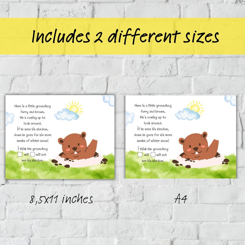 Groundhog Day Handprint Art, Punxsutawney Phil Craft, February 2nd ...