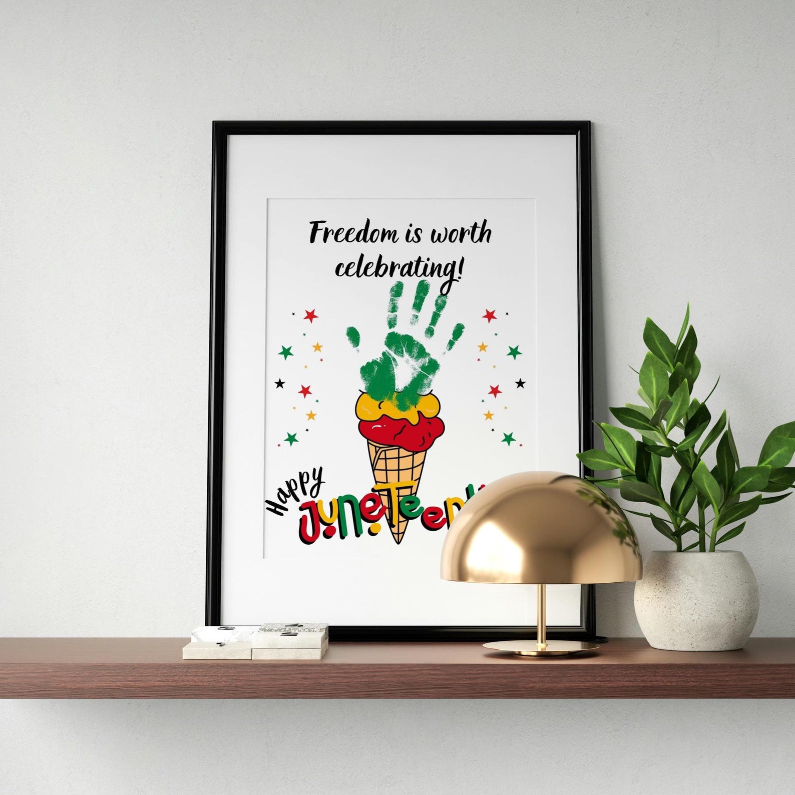 Juneteenth Handprint Art, Celebrating Freedom Craft, Diversity Activity ...