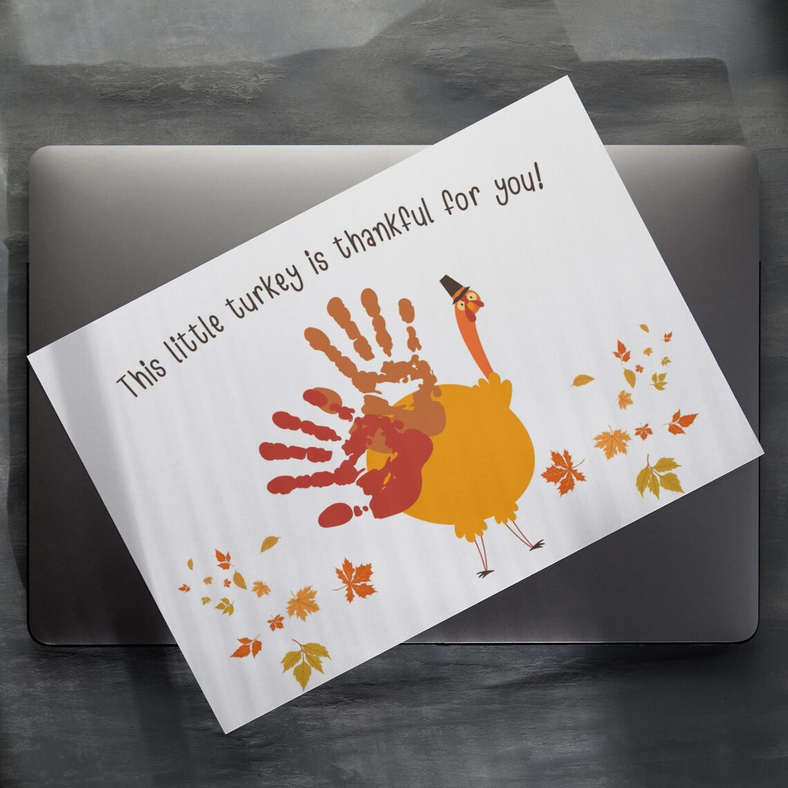 Thankful Turkey Handprint Art, Thanksgiving Craft for Kids, Preschool ...