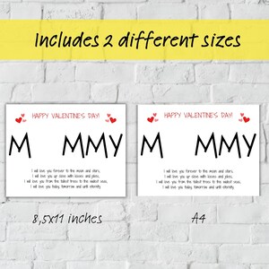 Valentines Day Poem for Mom, Mommy Love Handprint Art, Preschool ...