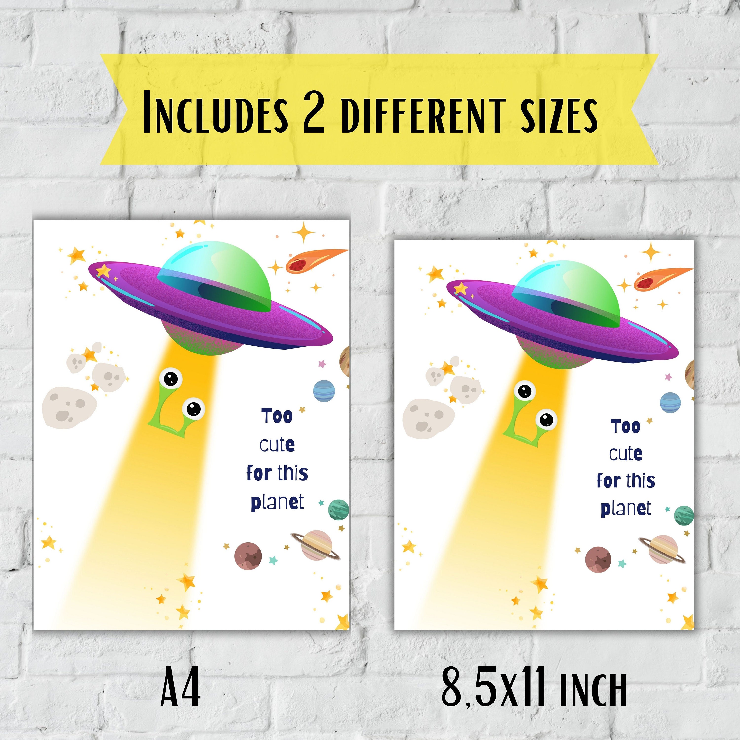 Alien Handprint Art Craft, Out of This World, Outer Space Kids Activity ...