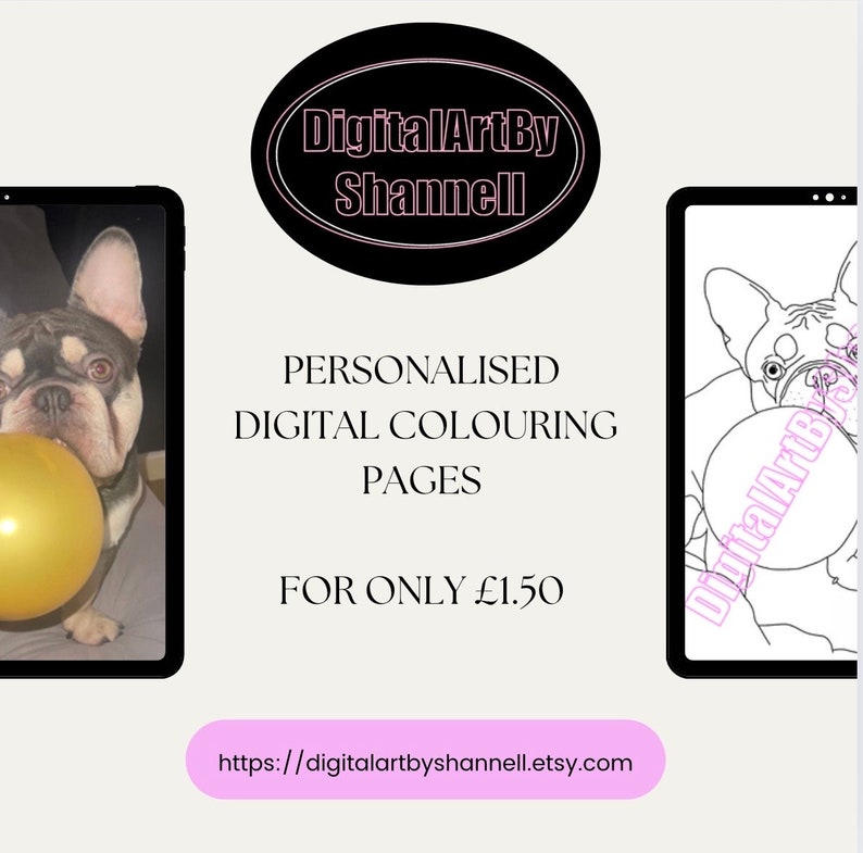 Personalised Colouring Page I Draw Your Favourite Things, You Colour ...