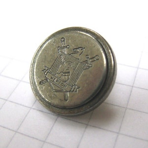 10 Small Pewter Hepton Buttons - Etsy