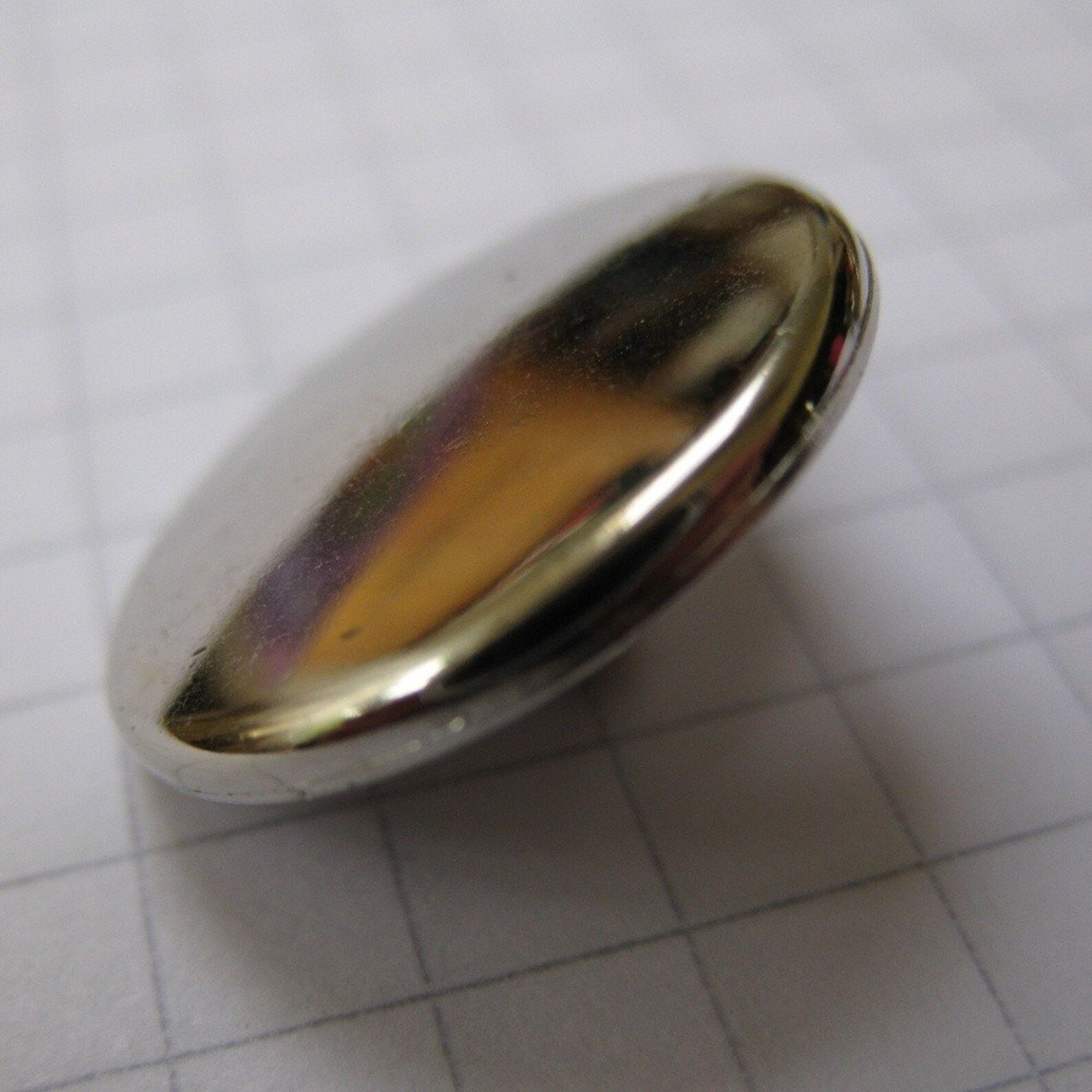 10 Super Shiny Silver Shank Buttons - Etsy