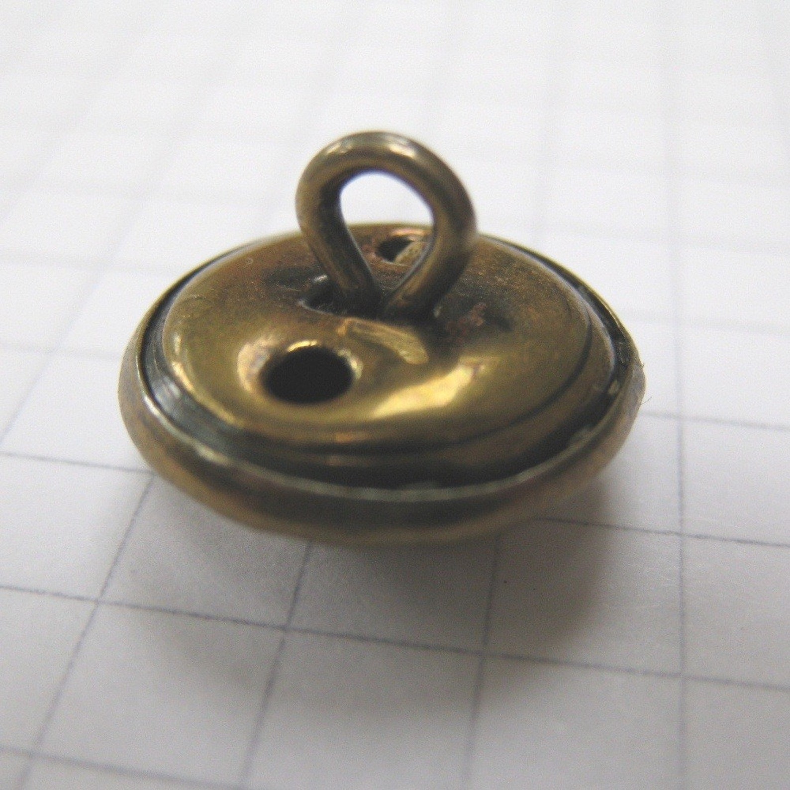 10 Small Bronze Boss Shank Buttons - Etsy