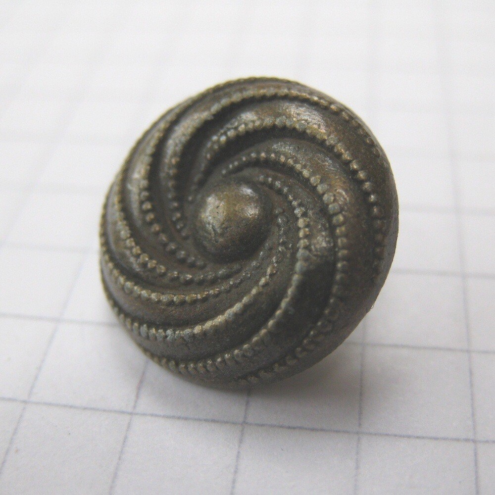 10 Medium Copper Swirl Buttons - Etsy