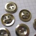 10 Small Silver Buttons - Etsy