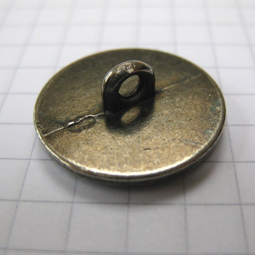 10 Large Pewter Hepton Buttons - Etsy