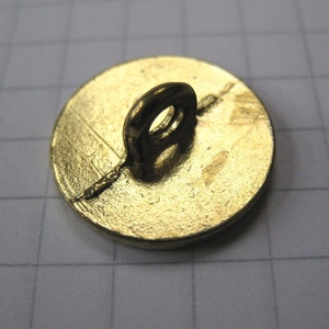 10 Small Gold Coin Buttons - Etsy