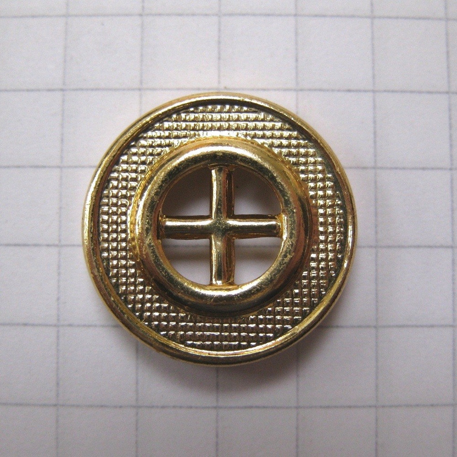 10 Gold Wheel Buttons - Etsy