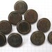 10 Large Pewter Hepton Buttons - Etsy