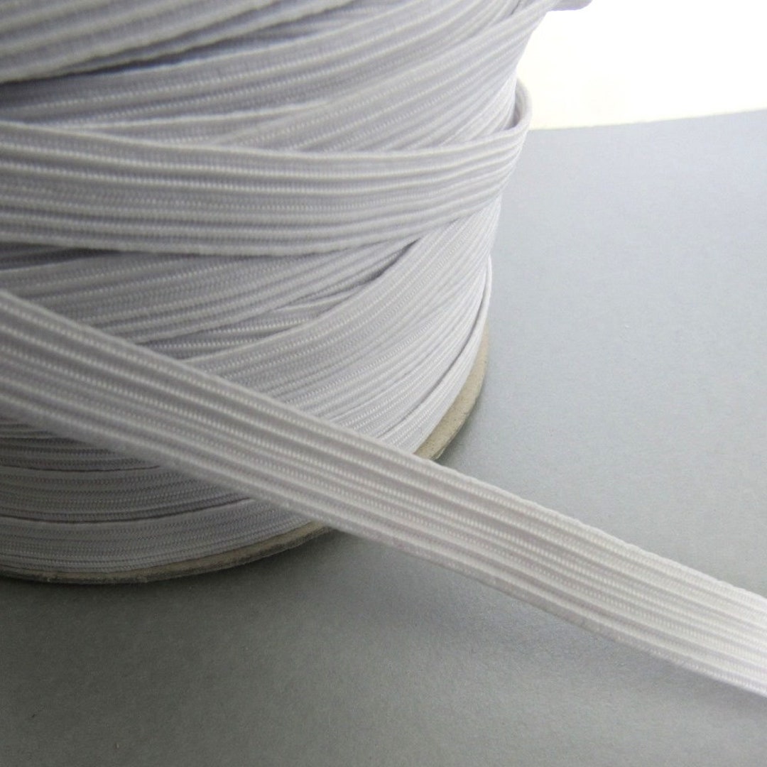 5 Metres 12mm Flat White Elastic - Etsy UK