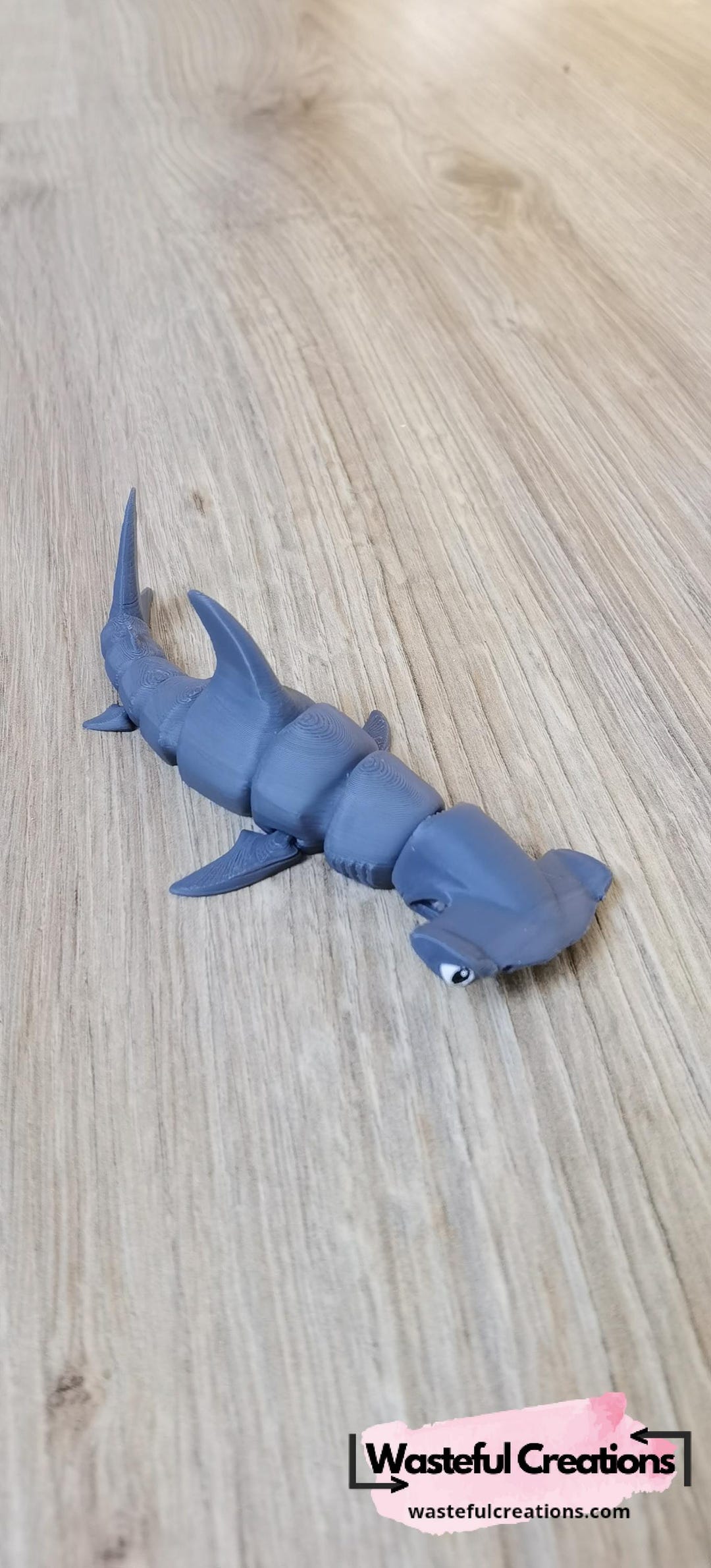 3D Printed Hammerhead Shark – Action Figure With Movable Fins & Tail ...