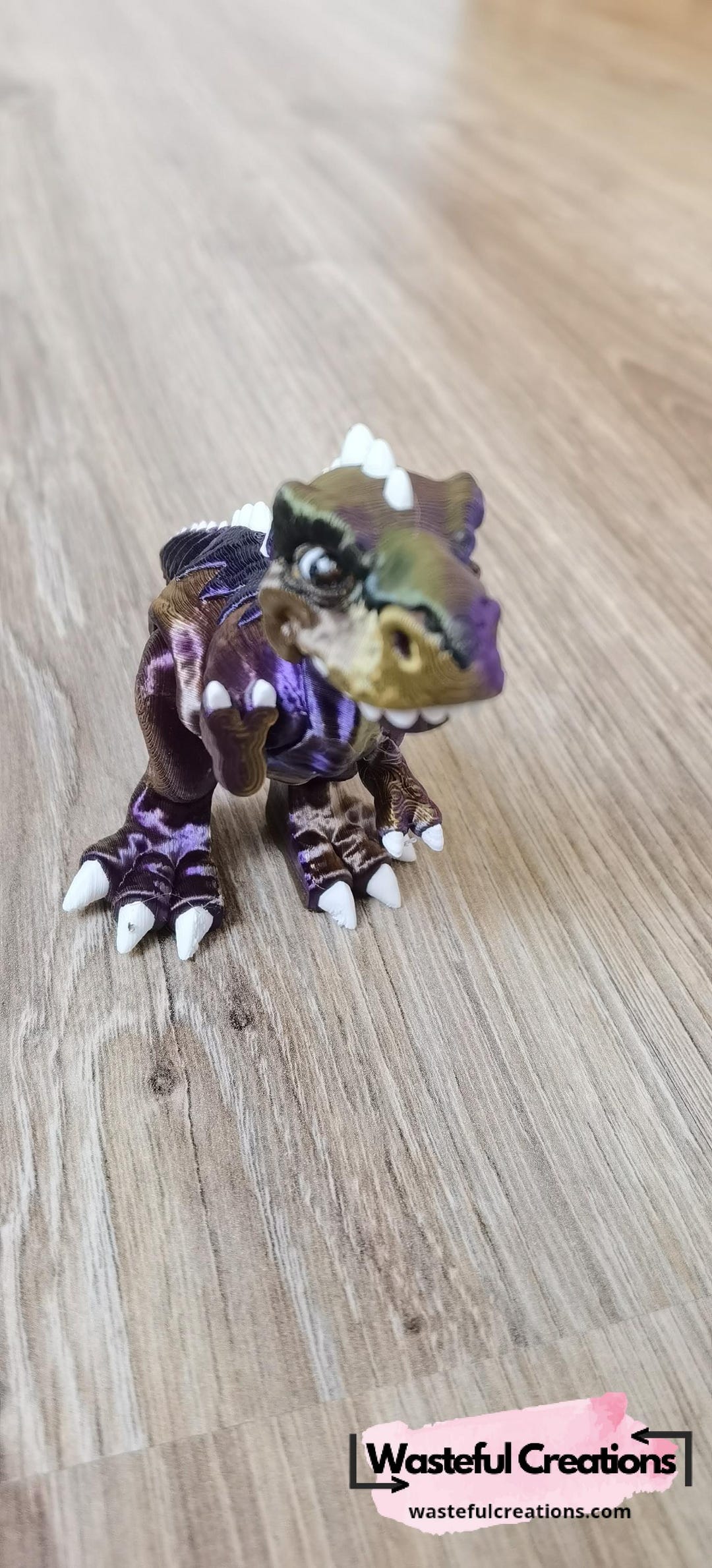 3D Printed T-rex – Dino Action Figure With Movable Arms, Legs & Tail ...