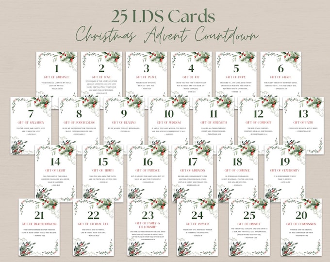 Nativity Story Advent Calendar for Kids | Cute Themed Printable Crafts ...