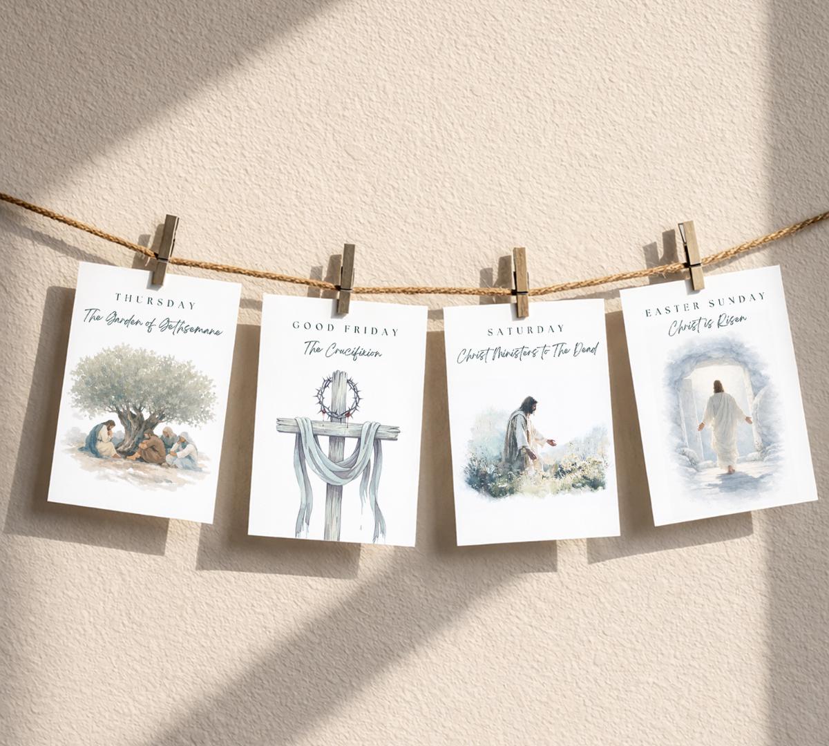 LDS Holy Week Devotional Cards | Easter Scripture & Reflection Cards ...