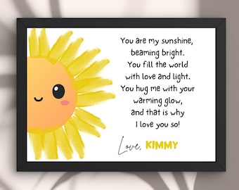 Mother's Day Printable | You Are My Sunshine | Teacher & Parent ...