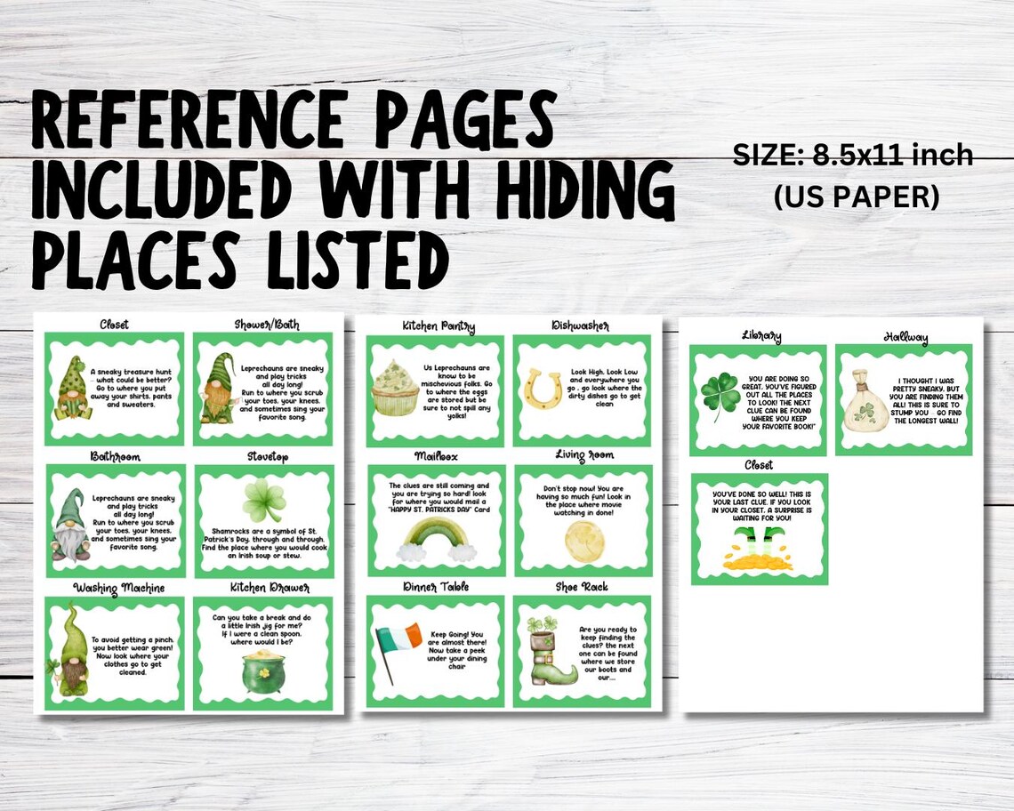 Leprechaun Treasure Hunt | Leprechaun Letter | St Patricks Day Treasure ...