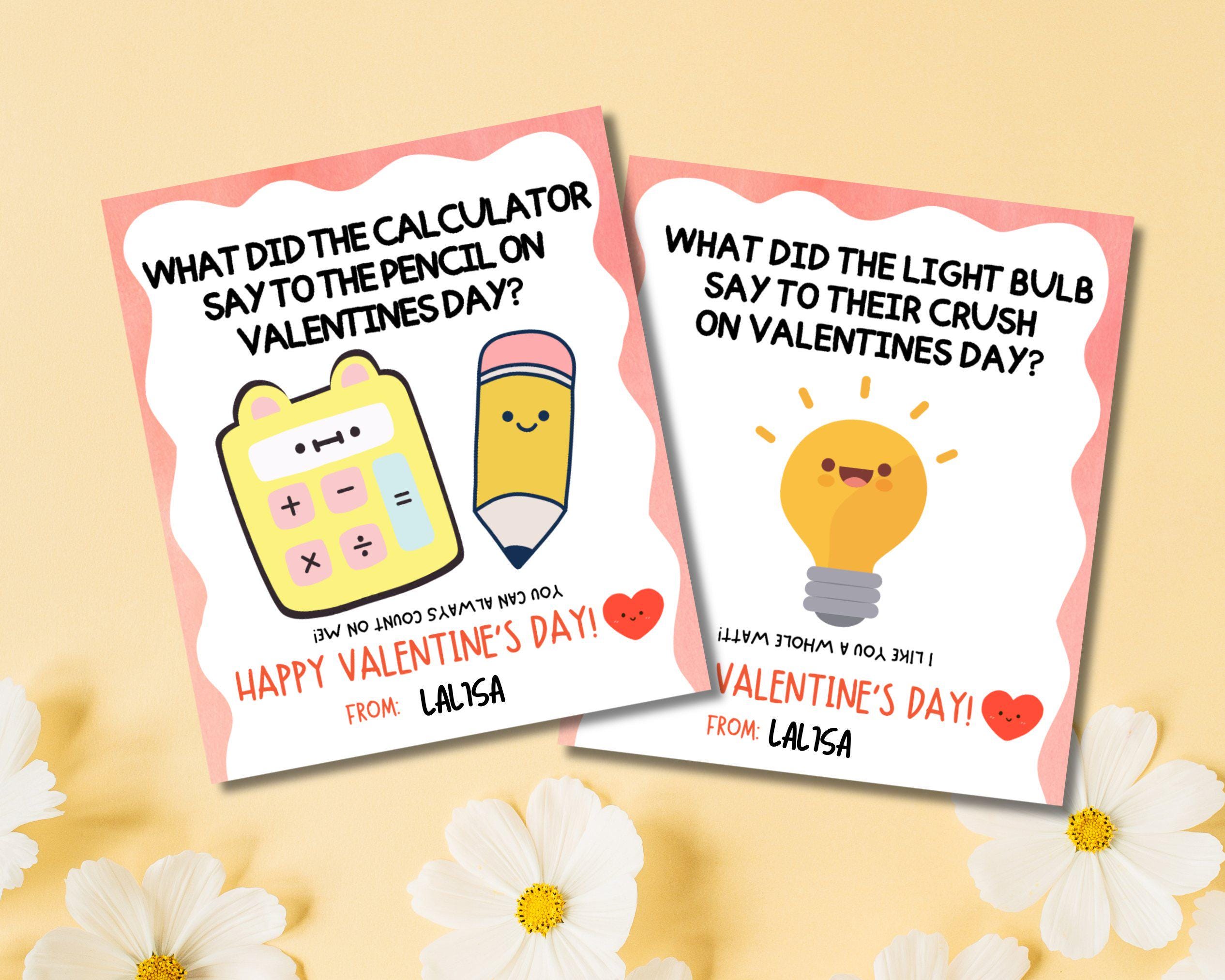Joke Valentines Day Cards Printable, Kids Valentines Day Jokes Cards ...