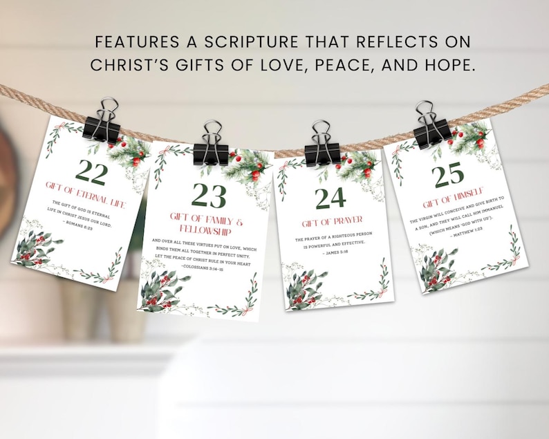 LDS 25 Gifts From Jesus Christ, Christmas Missionary Ministering Relief ...