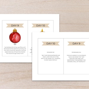 Christmas Symbol Advent Calendar | Printable Scripture Advent Cards ...