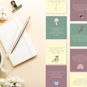Inspirational Quote Cards, Mindfulness Cards, Inspirational Messages ...