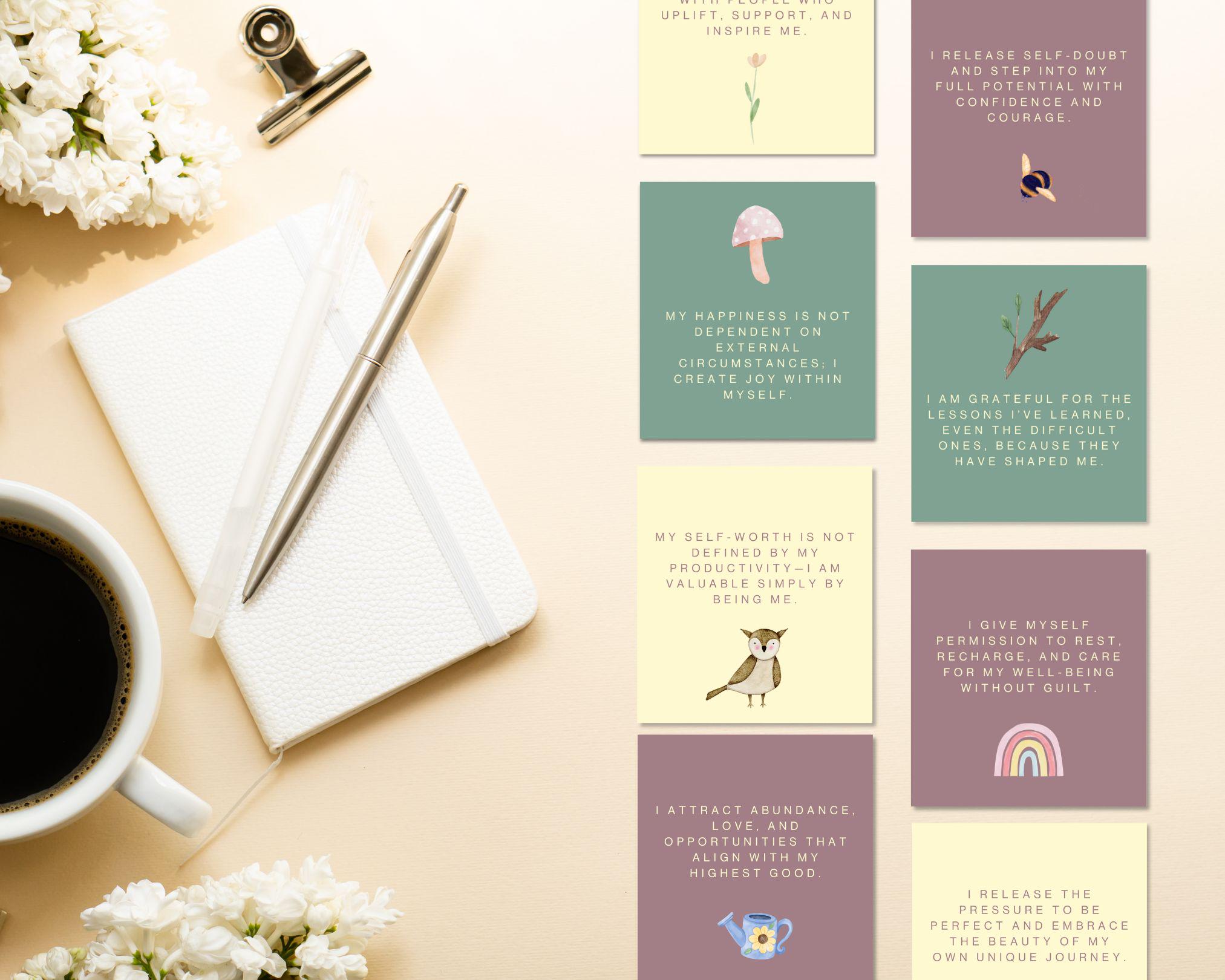 Inspirational Quote Cards, Mindfulness Cards, Inspirational Messages ...