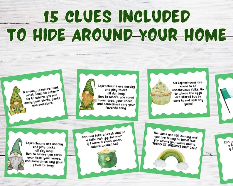 Leprechaun Treasure Hunt | Leprechaun Letter | St Patricks Day Treasure ...