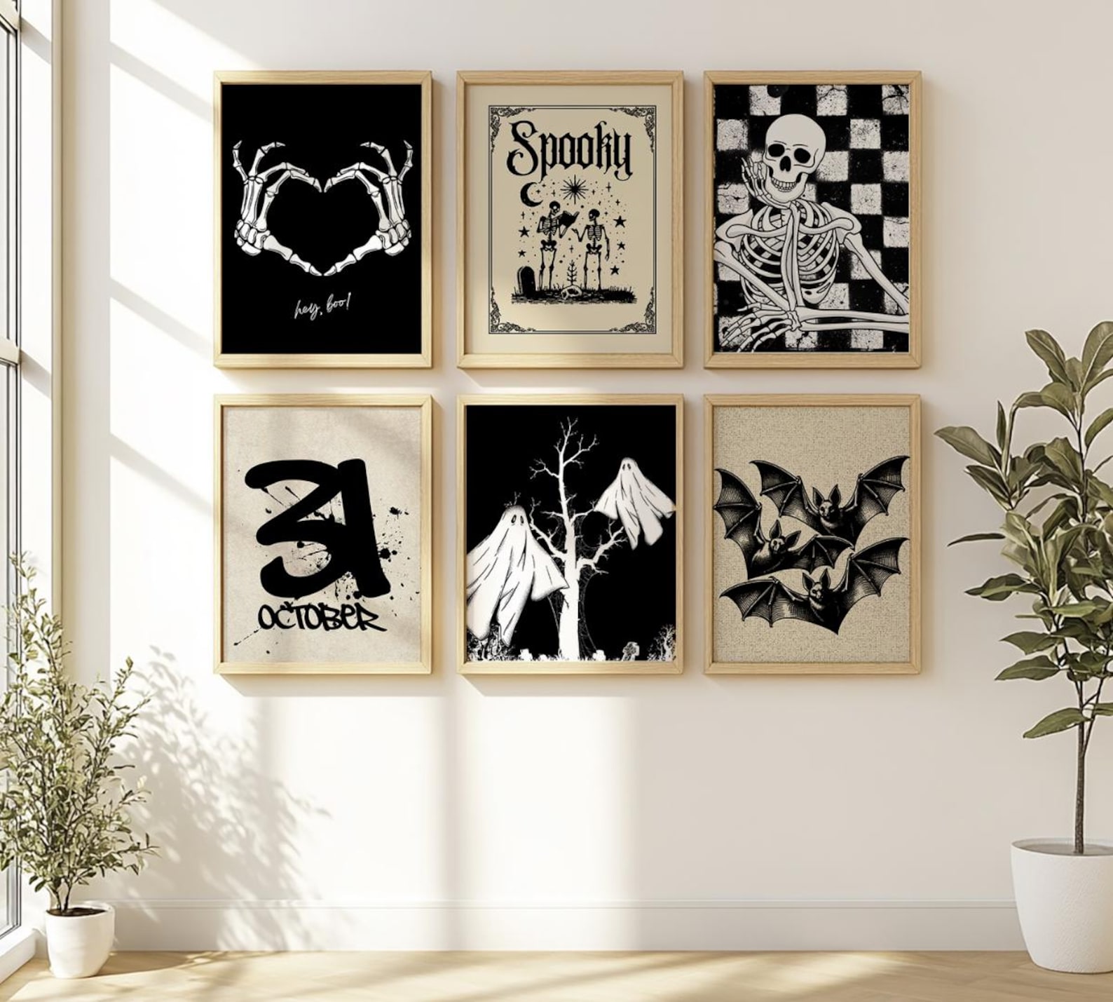 Halloween Printable Wall Art | Spooky Wall Art | Digital Print ...