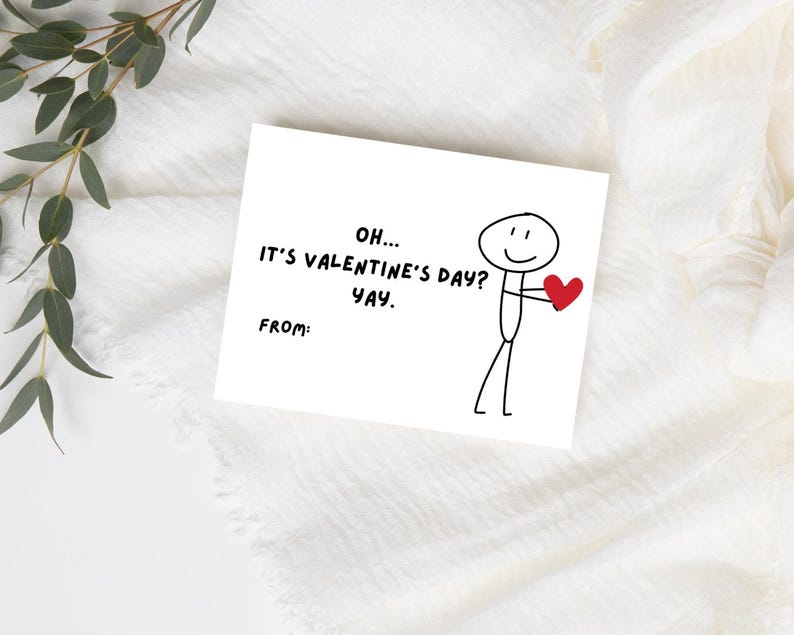 Funny Kids Valentine's Day Cards, School Valentines, Printable ...