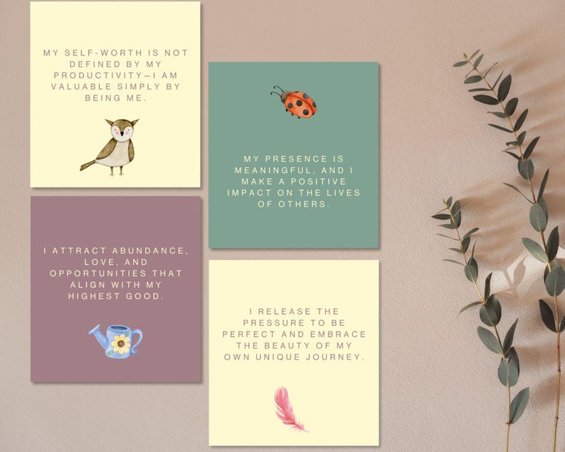 Inspirational Quote Cards, Mindfulness Cards, Inspirational Messages ...