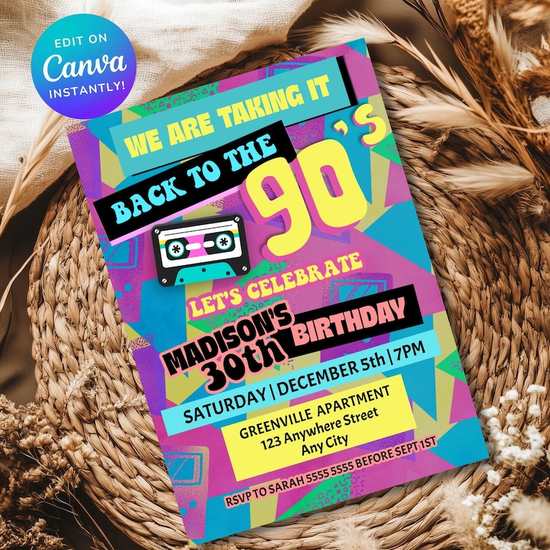 90s Theme - Etsy