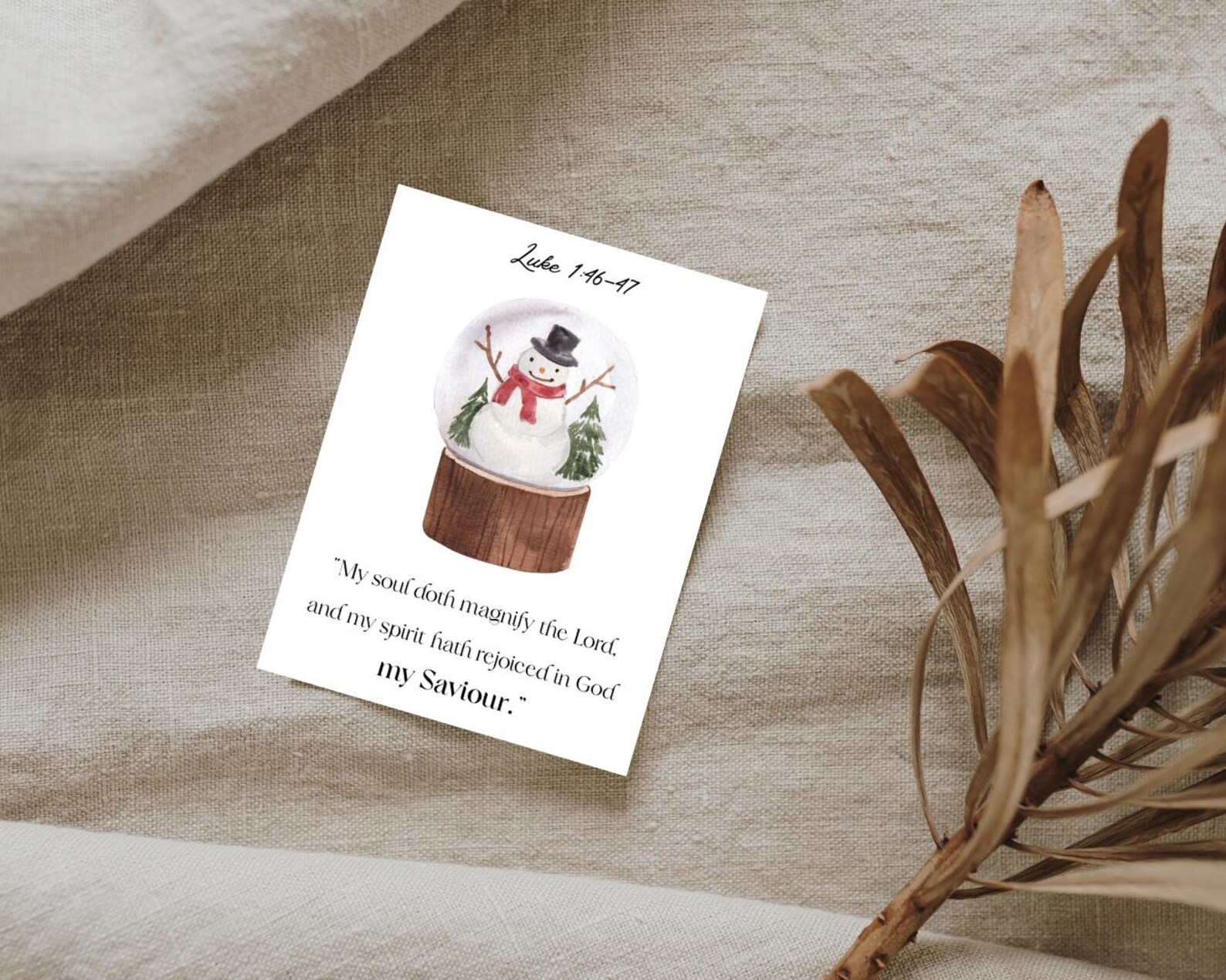32 Advent Scripture Cards: Christian Family Christmas Countdown (PDF ...