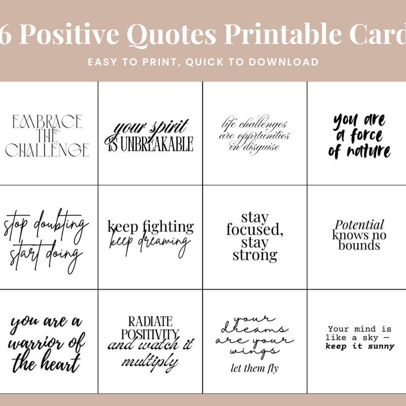 Inspirational Quote Box - Etsy