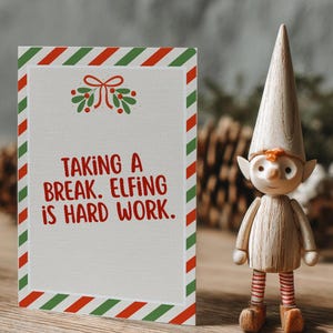 Elf Notes Printable, Quick Ideas Elf Stationery, 2x3 Small Size Note ...