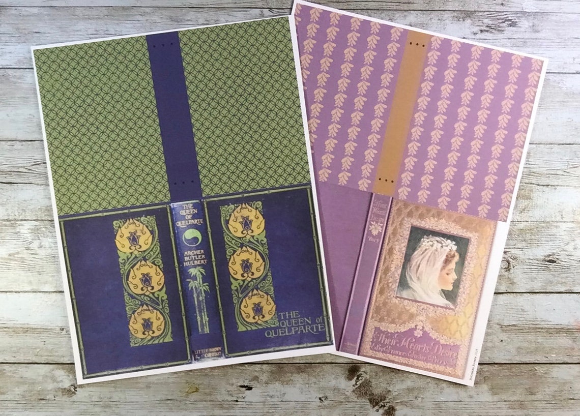 5 Little Junk Journal Books 2nd Library Edition Digital Kit - Etsy
