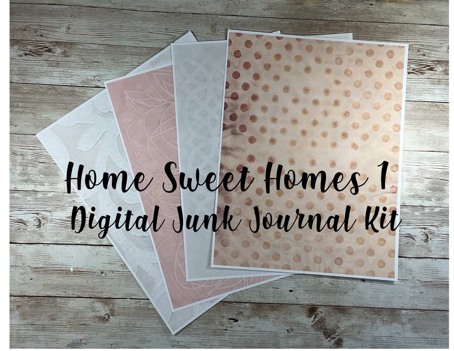 Home Sweet Homes Digital Kit Christmas Junk Journal Booklet - Etsy