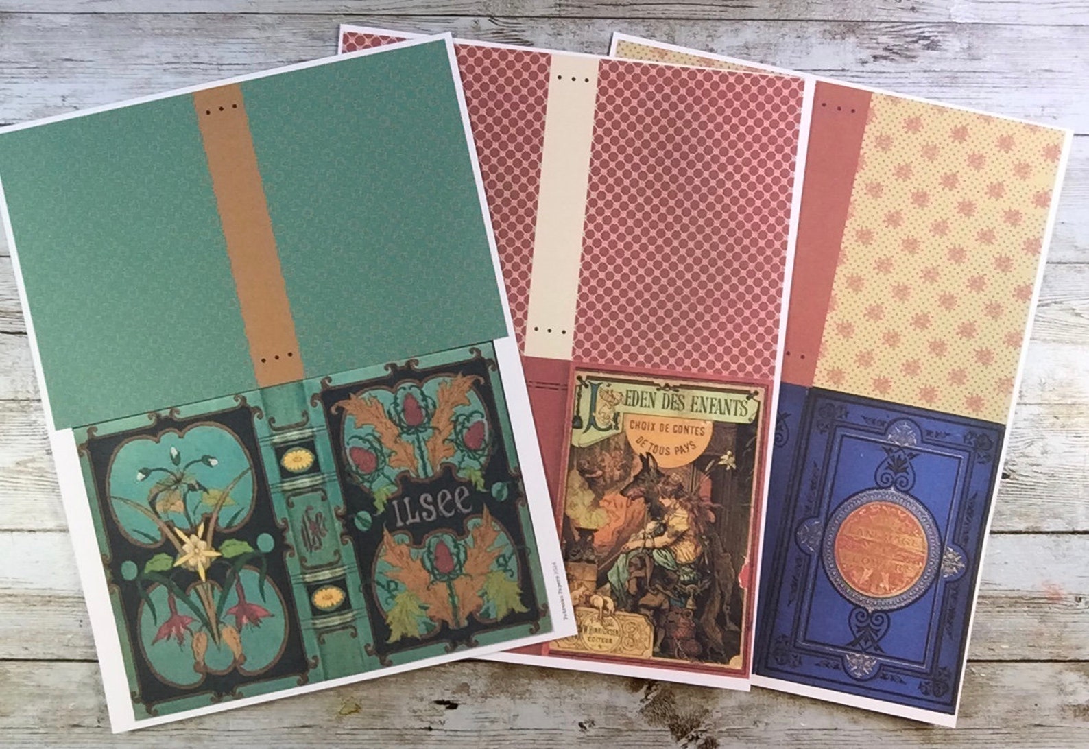 5 Little Junk Journal Books 2nd Library Edition Digital Kit - Etsy