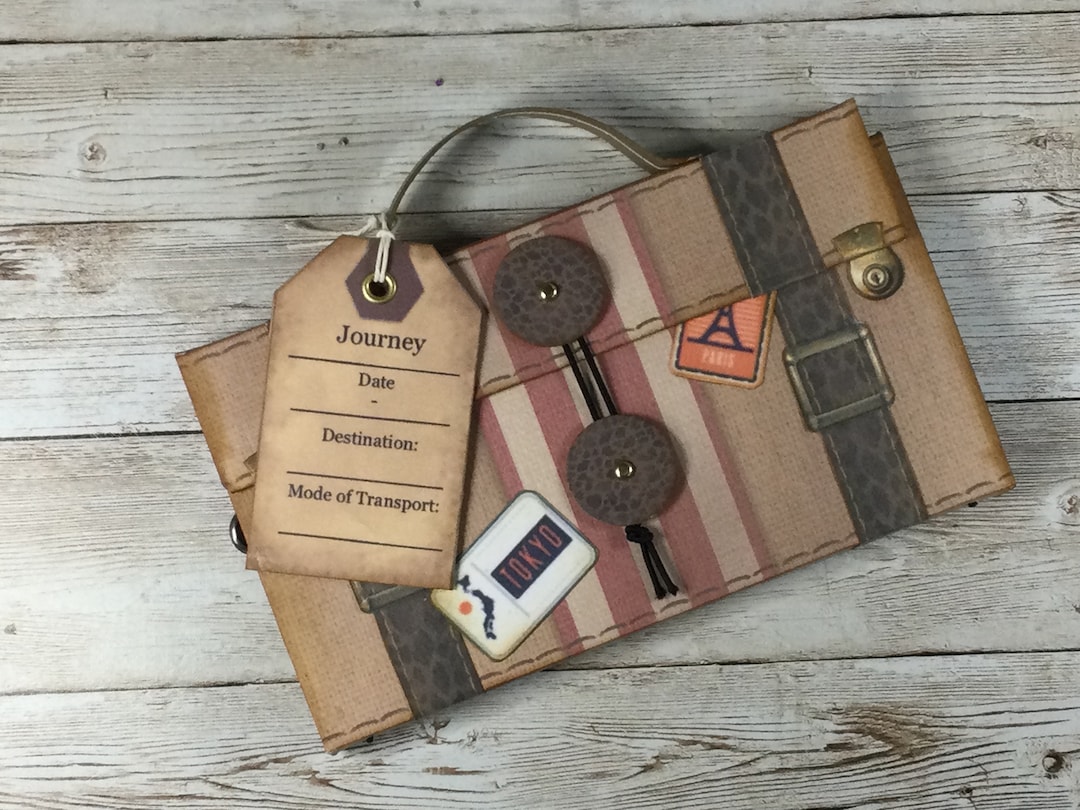 World Traveler Notebook Suitcase Junk Journal Digital Kit - Etsy