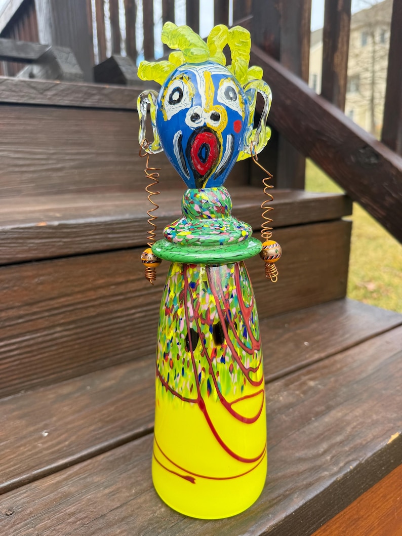 Signed 1992 Gavin Heath African Witch Doll Hand Blown Glass Art Sculpture - Etsy