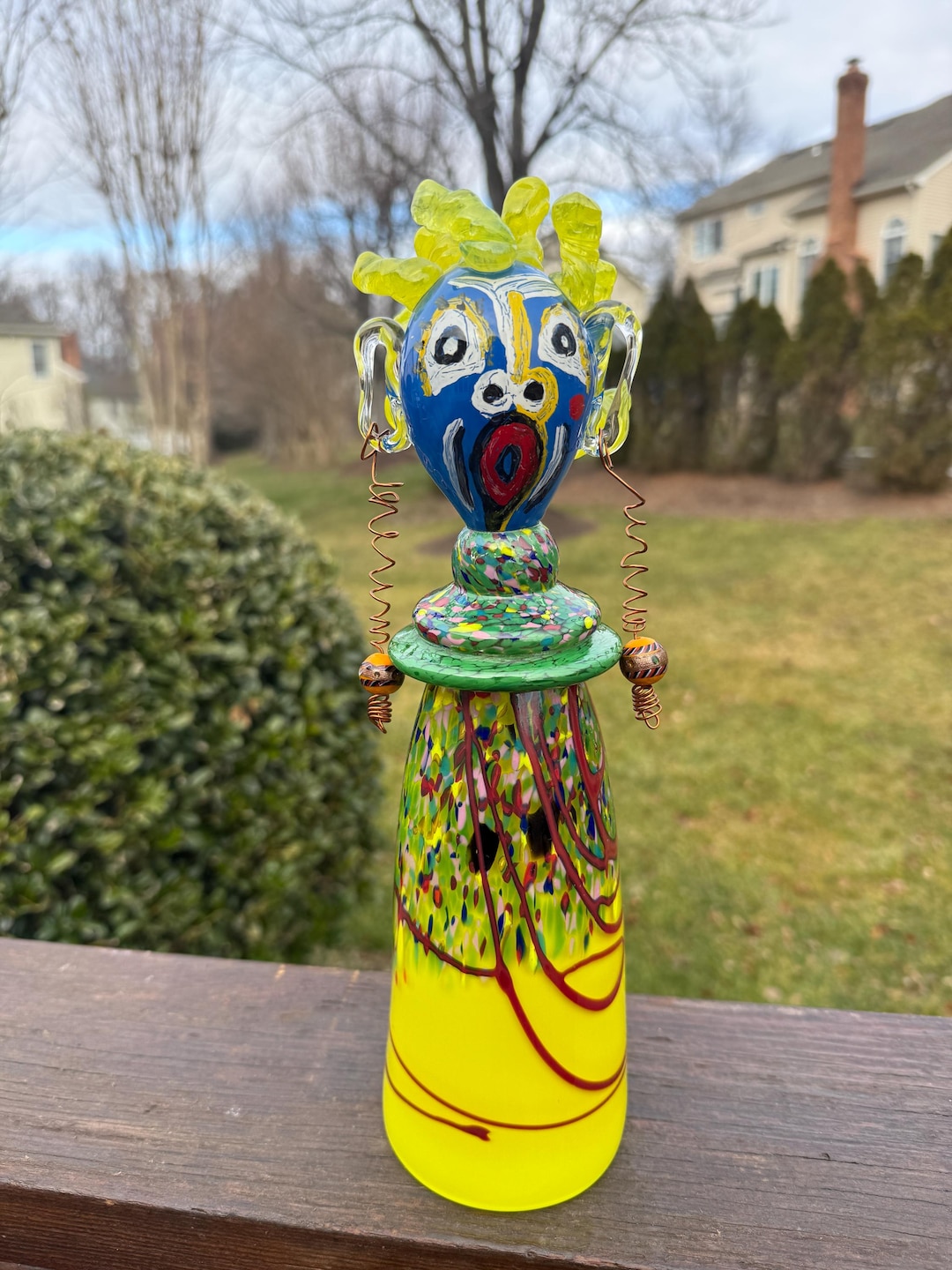 Signed 1992 Gavin Heath African Witch Doll Hand Blown Glass Art Sculpture - Etsy