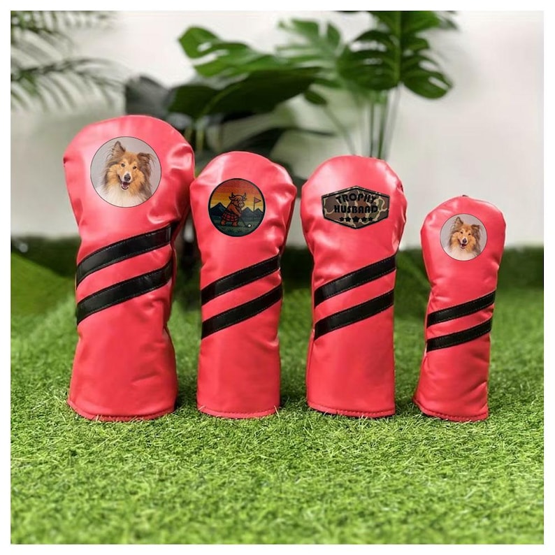 Personalized Golf Headcover: Custom Photo, Logo, or Text - Etsy