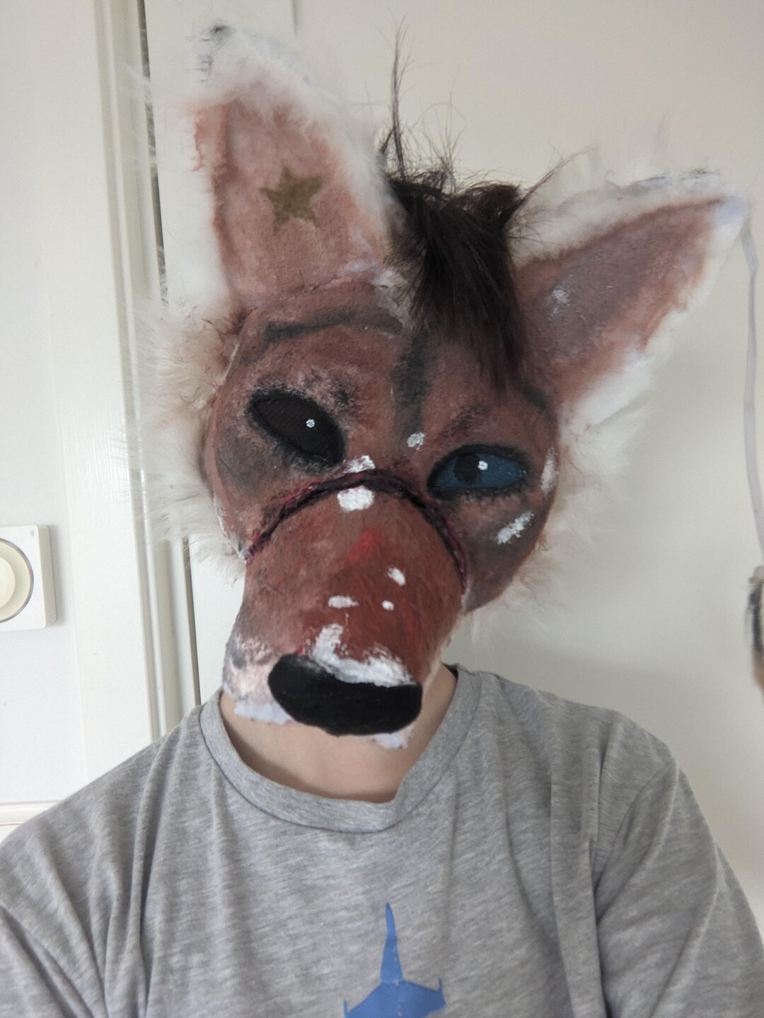 Fox Cat Mask Therian Handmade - Etsy