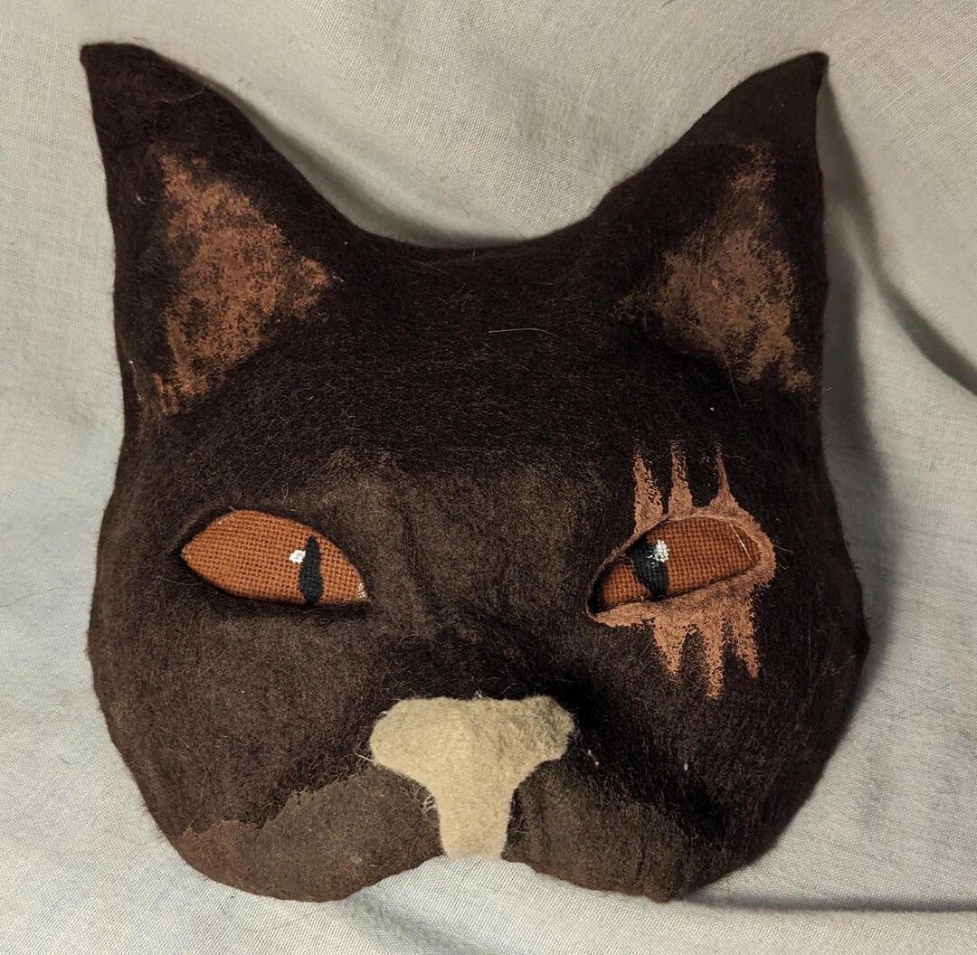 Wild Cat Mask Therian Handmade - Etsy