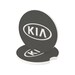 Soapstone Car Coaster, Kia Logo, Under Drink, Absorbs Condensation, Car ...