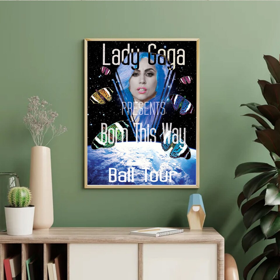 Lady Gaga The Chromatica Ball Tour 2022 Poster Entworfen Und Verkauft ...