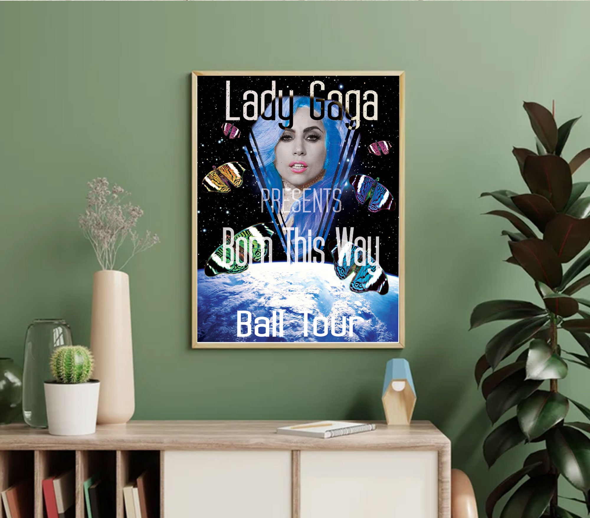 Lady Gaga The Chromatica Ball Tour 2022 Poster Entworfen Und Verkauft ...