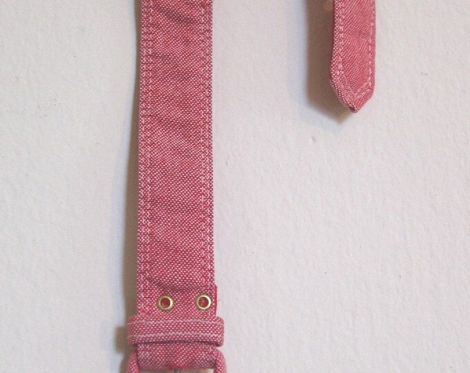 HUGE YEAR END SALE Vintage Red Cloth Belt S M - Etsy